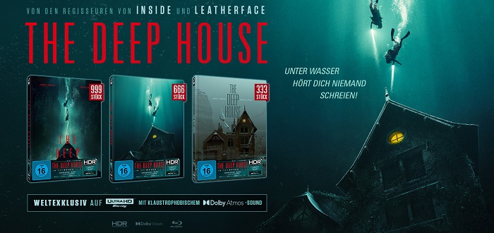 Ultra HD Premiere: THE DEEP HOUSE ab 23. Juni in limitierten Mediabooks
