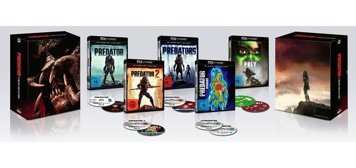 Predator 5-Movie-Collection: Ab 28. November als DVD-, Blu-ray- & 4K ...